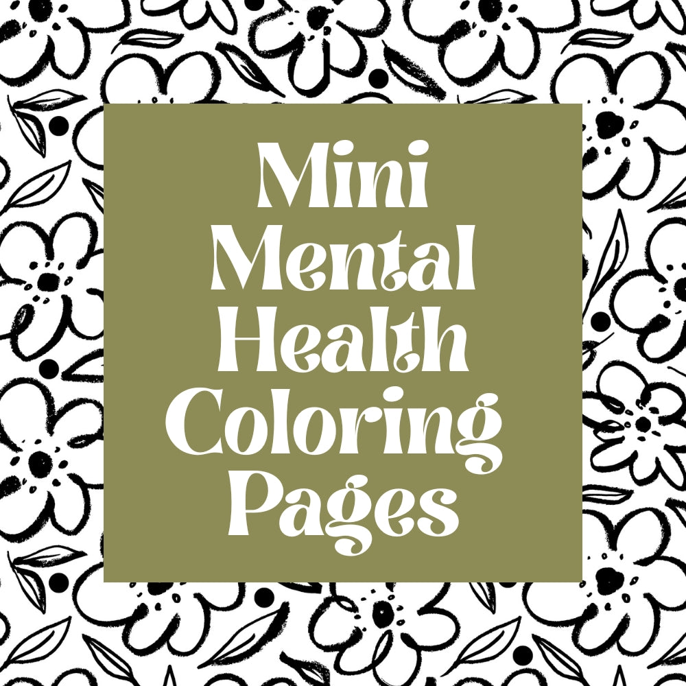 mental health coloring pages for adults free printable